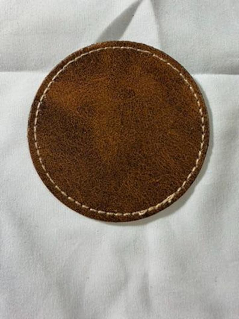 Custom Leatherette Patch – Logo or Text Engraved Patch, Iron-on ...