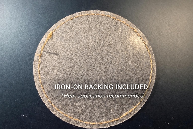 Custom Leatherette Patch – Logo or Text Engraved Patch, Iron-on ...