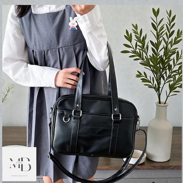 Leather Academic Bag - Etsy