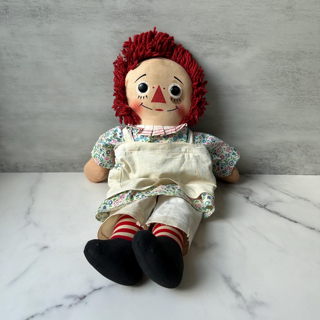 Vintage Knickerbocker Toy Raggedy Ann Doll, 1960s-1970s - Etsy