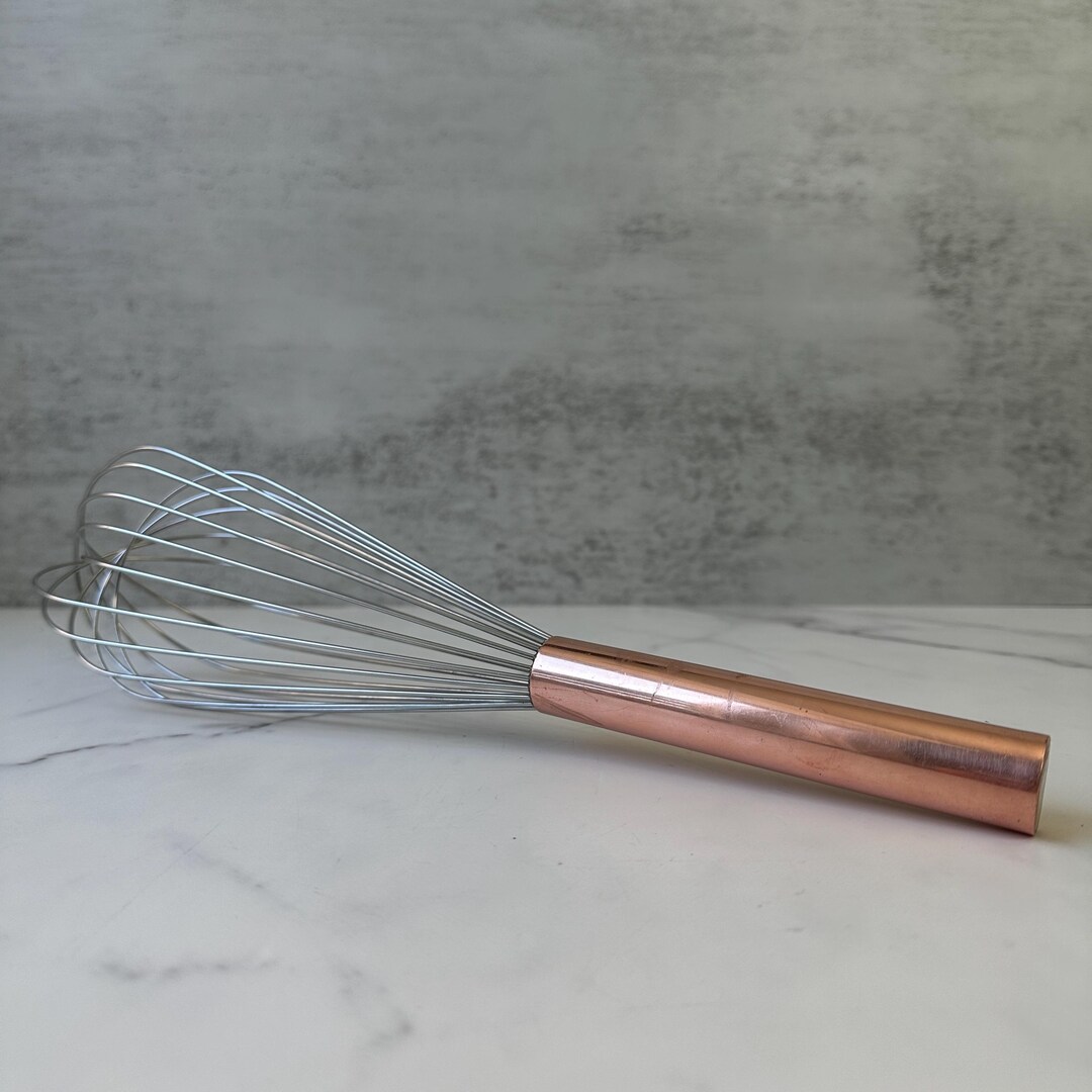 Vintage Copper Handle Large Whisk - Etsy