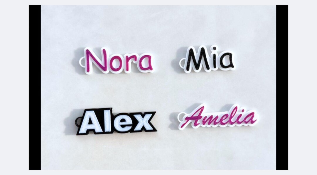 3D Printed Keychain - Custom 3D Printed Name Keychain – Personalized ...