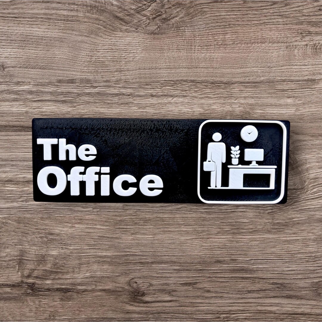 Custom Office Door Sign Personalized Name Plate, Wall or Desk Display ...