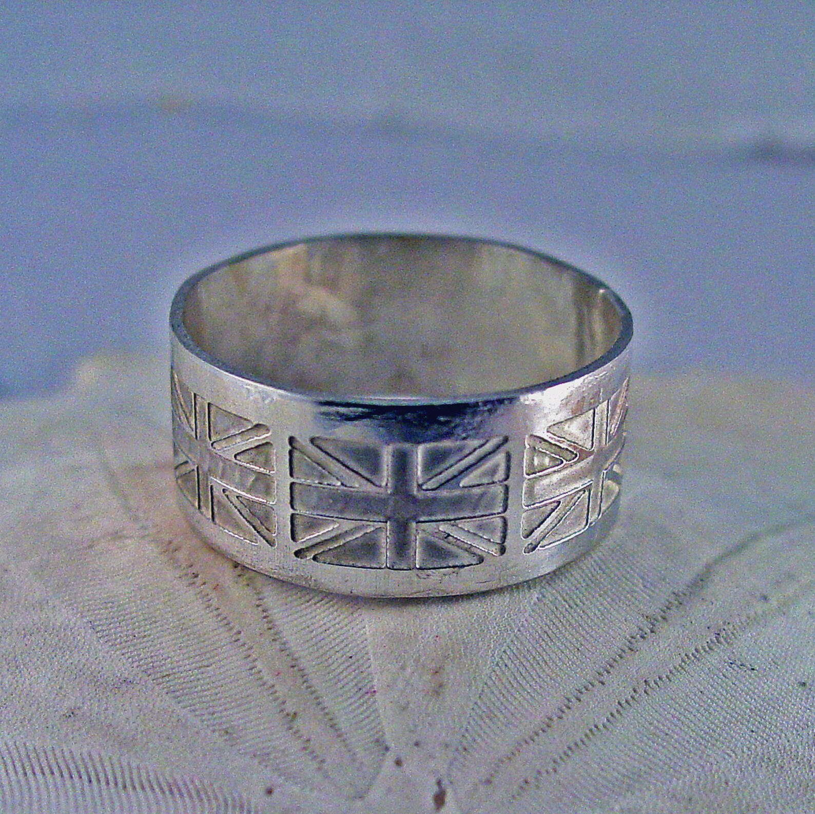 Personalized Ring British Flag Ring Union Jack Ring | Etsy