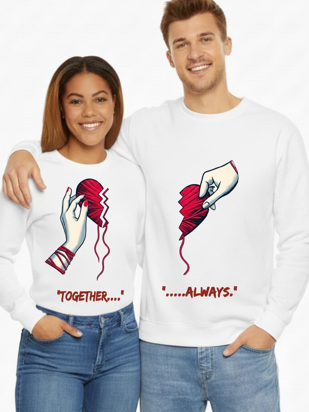 Red String of Fate Soulmates PNG - Matching Couple Shirt Design ...