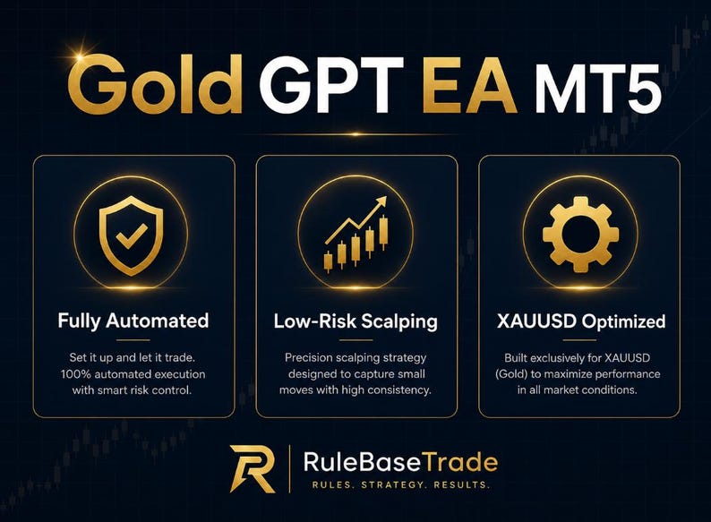 Gold GPT EA MT5 | XAUUSD Low-risk Scalping Forex Trading Robot ...