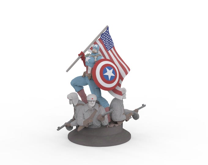 Captain Carl - Instant Download STL Files for 3D Printing - Etsy Canada