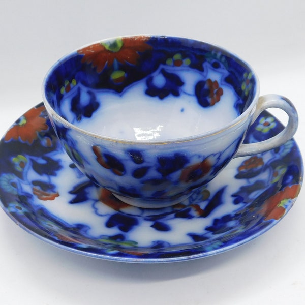 Flow Blue Tea Cup - Etsy