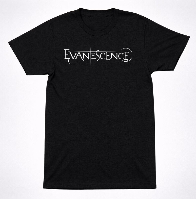 Evanescence Fallen Logo Design - Logo Graphic T Shirt: Dark Elegant ...