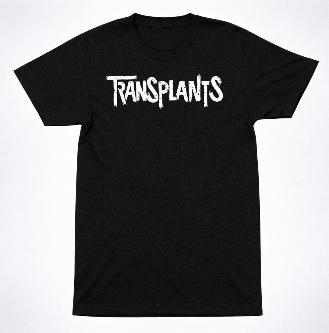 Transplants Logo T-shirt - Punk Rock Band Tee - Distressed Graphic ...
