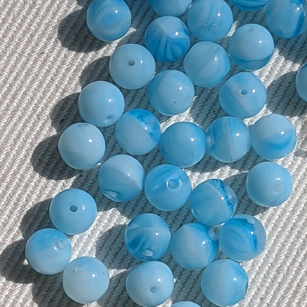 Antique German Marble Beads - Etsy