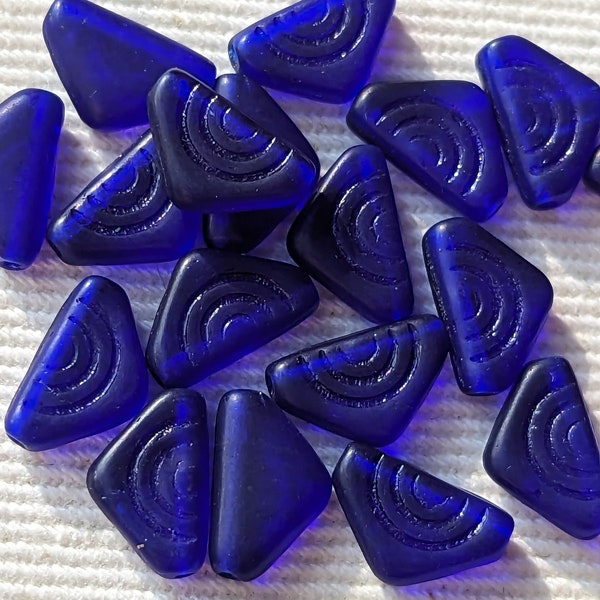 Czech Triangle Beads - Etsy