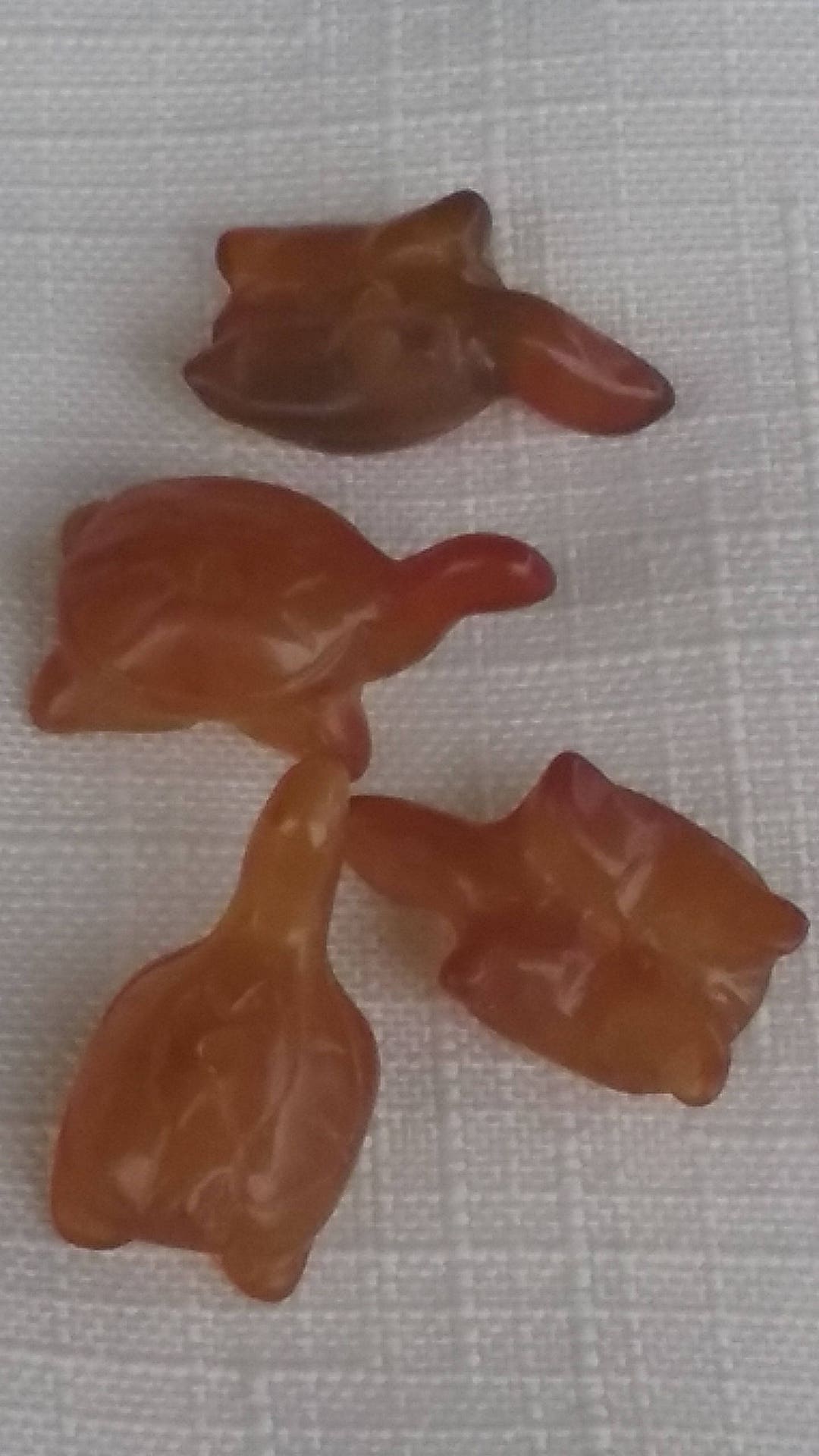 TURTLES Carved Genuine STONE Focal Natural 15x19mm Beads 2 Carnelian ...