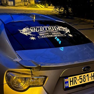 NIGHTRIDE Sticker - Etsy