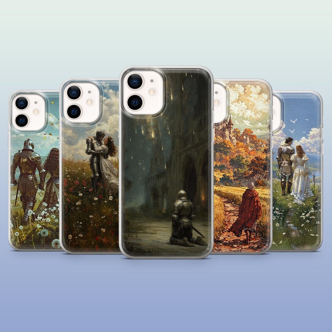 Medieval Phone Case Romance Vintage Soldier for iPhone 17pro, 16, 15 ...