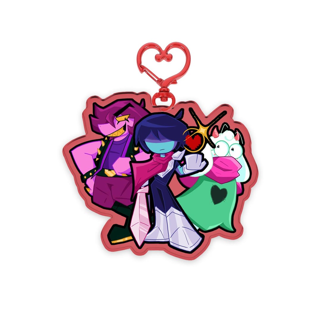 Deltarune Keychain (PRE-ORDER) - Etsy