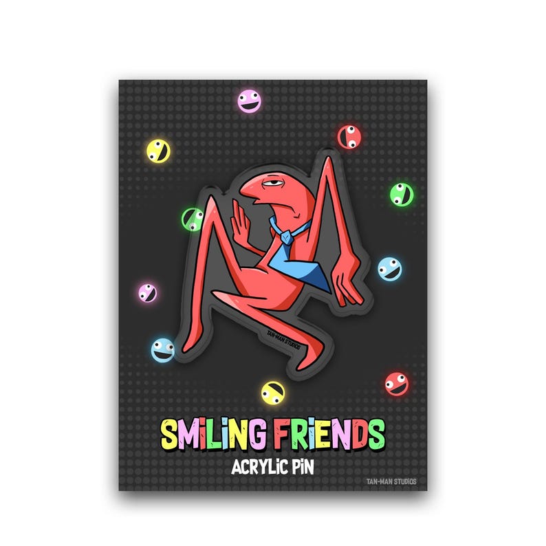 Smiling Friends - Allan Pin - Etsy