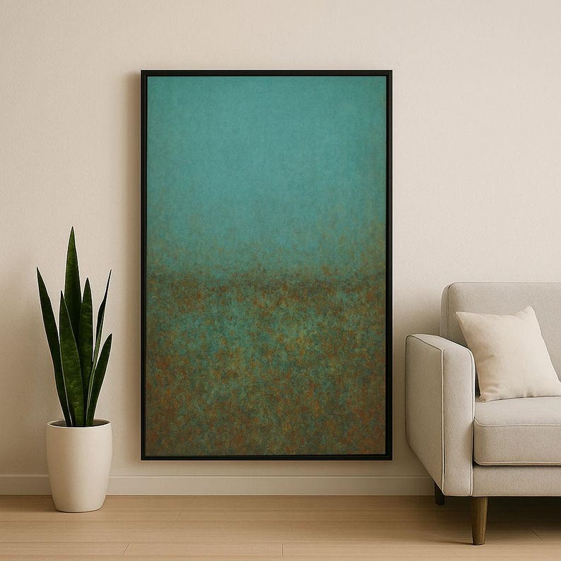 Mark Rothko Inspired Color Field Canvas Painting - Modern Decor - Etsy