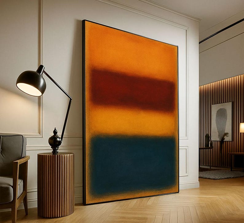 Rothko Inspired Color Field Canvas Painting, Modern Art Decor - Etsy