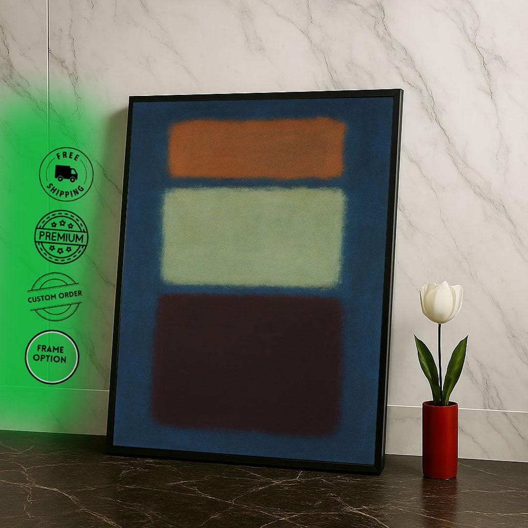 Mark Rothko Inspired Color Field Canvas Print, Modern Art - Etsy