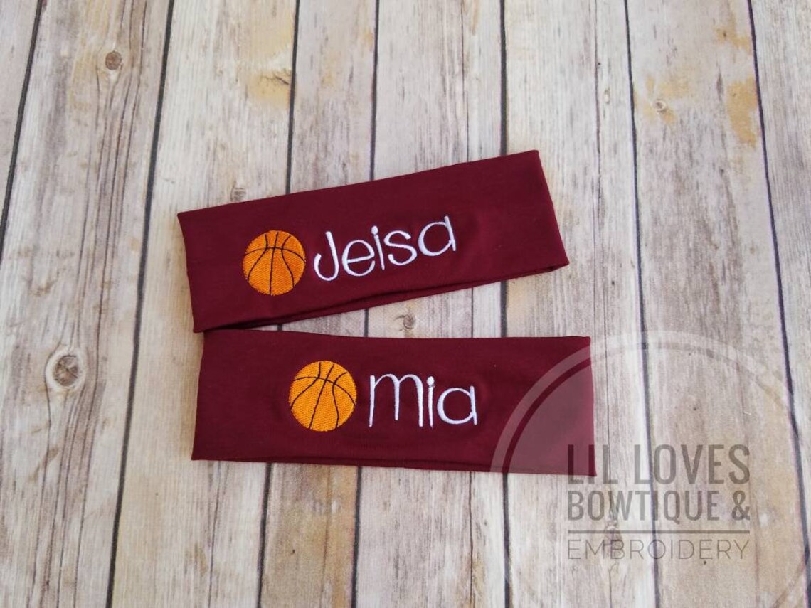 Basketball Headband Girls Sports Headband Team Gifts Team - Etsy