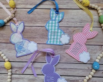 Easter Basket Tags Chick Name Tag Embroidered Personalized - Etsy