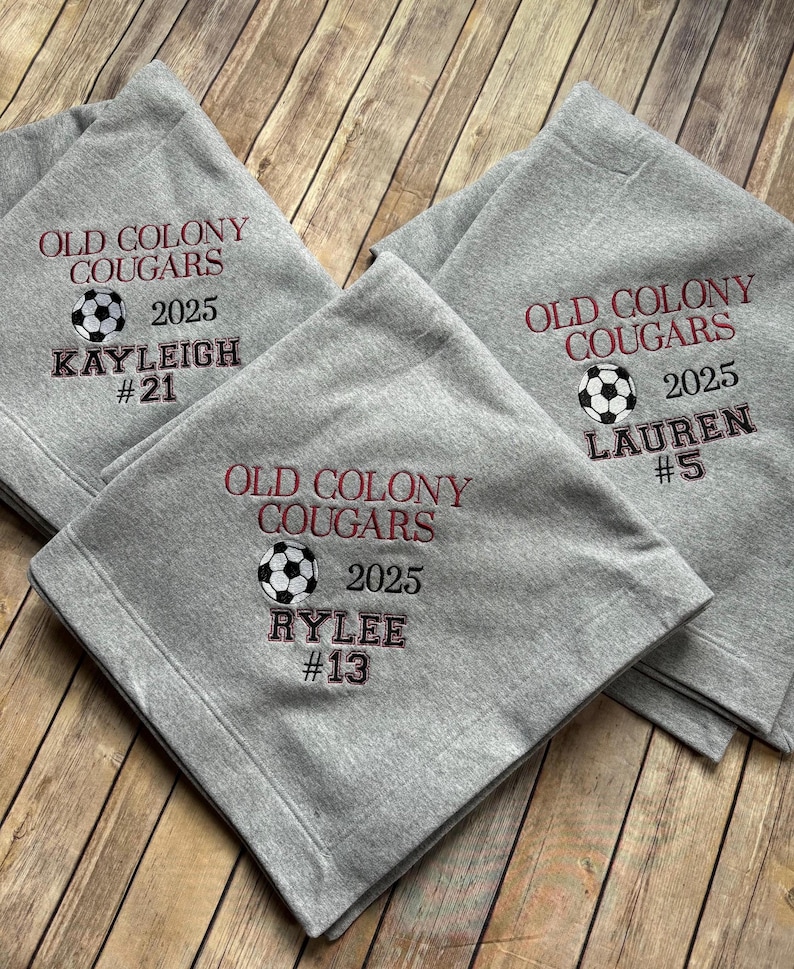Personalized Stadium Blanket, Embroidered Sports Blanket, Monogrammed ...
