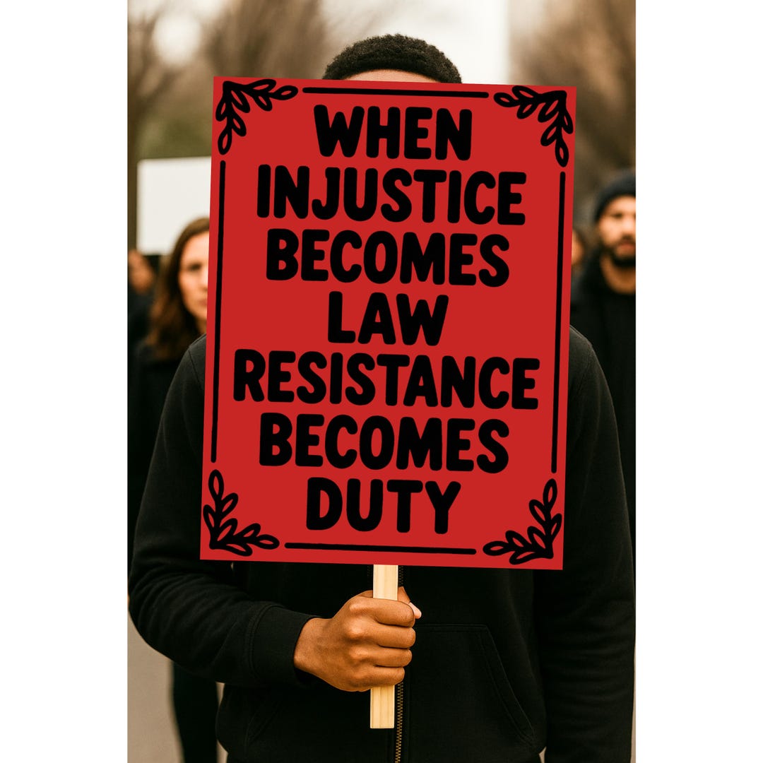 Resistance Becomes Duty Protest Poster, Activist Wall Art, Social ...