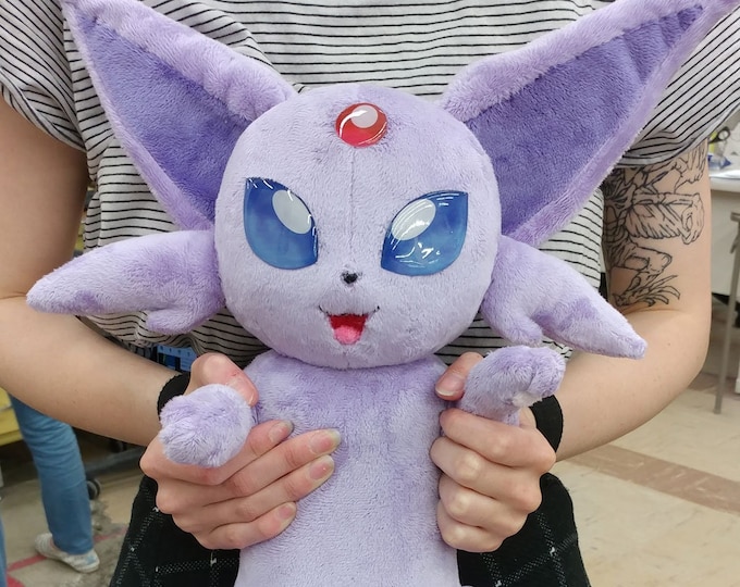 Pokemon Espeon Handmade Plush MADE TO ORDER - Etsy
