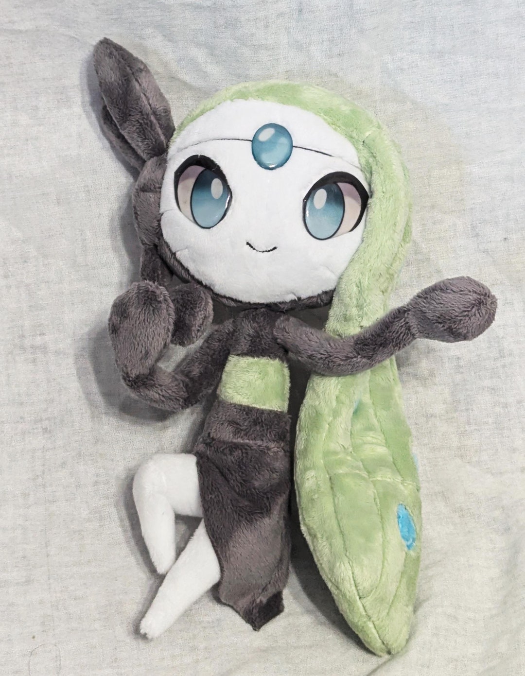 Meloetta Handmade Plush ready to Ship - Etsy