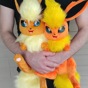 Pokemon Flareon Handmade Plush MADE TO ORDER - Etsy