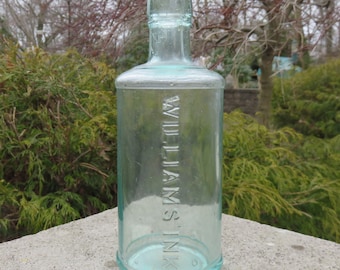 Antique Aqua Master Ink Bottle With Pouring Spout Stafford's 1890's Era ...