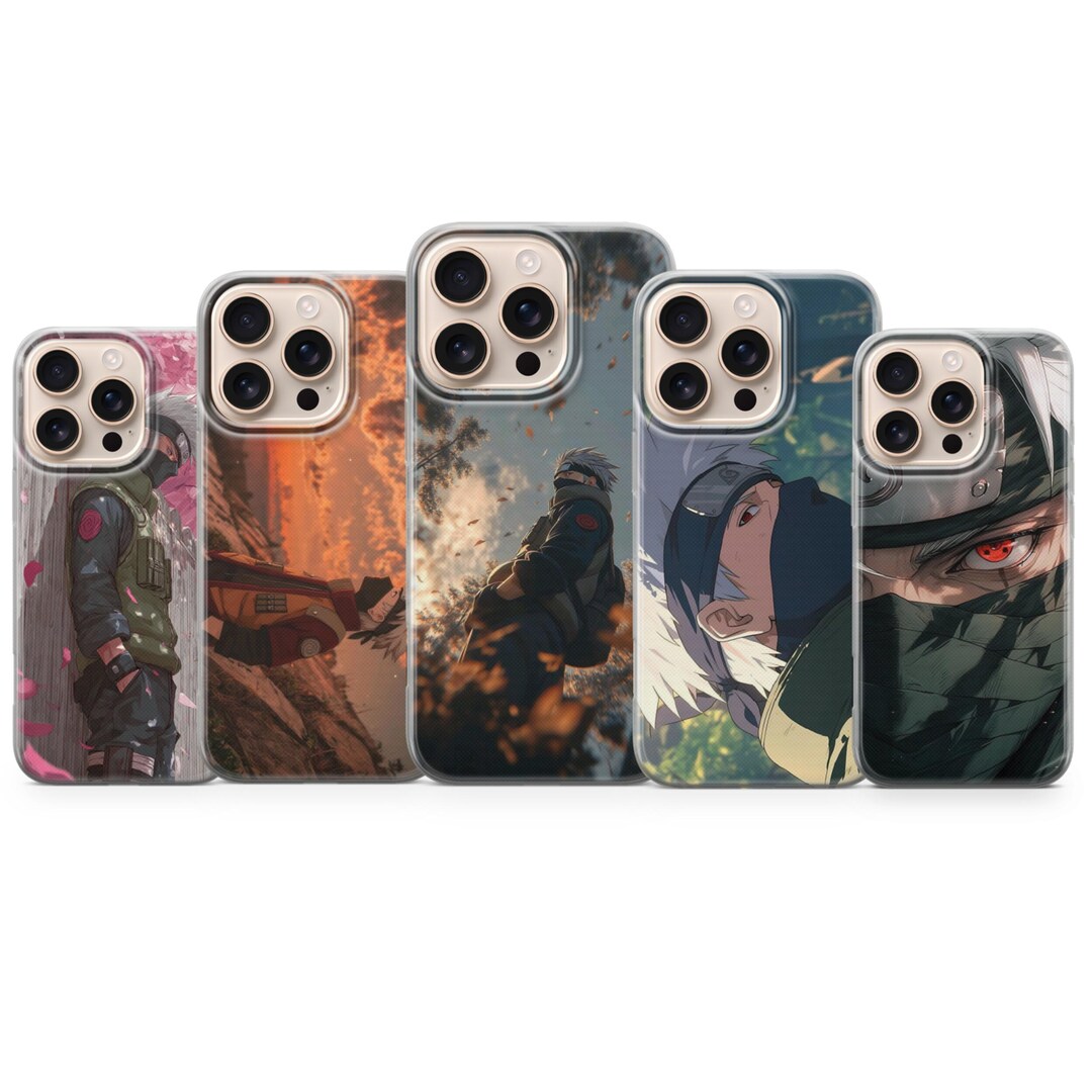 Kakashi Hatake Phone Case Naruto Cover for iPhone 17, 16, 15, 14, 13 ...