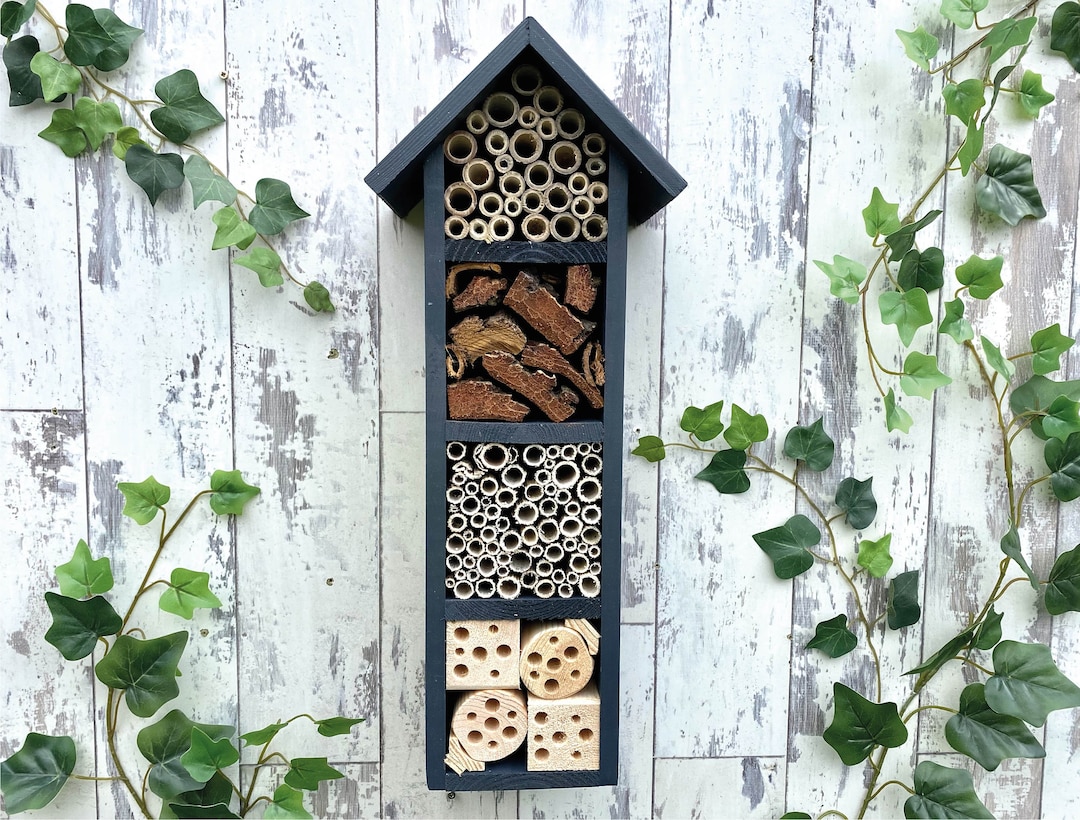 Bee Hotel, Bee House, Insect House, Solitary Bee Hotel, Four Tier, I ...