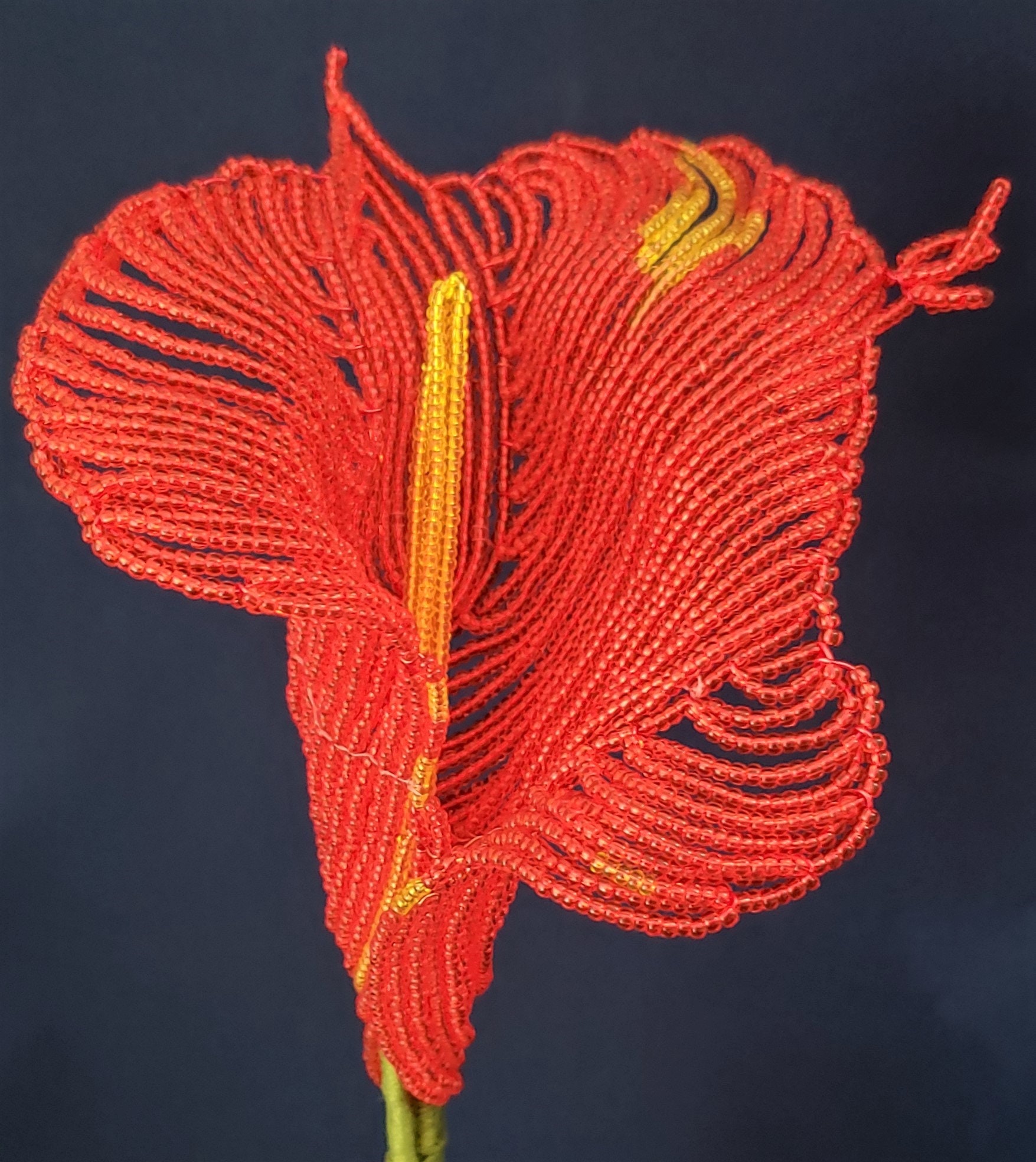 Calla Lily Bead Flower Pattern - Etsy