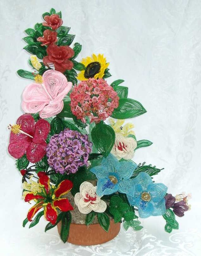 Beaded Flower Patterns CD - Etsy