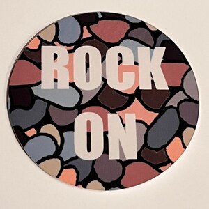 Rock on Vinyl Sticker | Sticker | Beach | Decal | Rocks | Picking Rocks ...