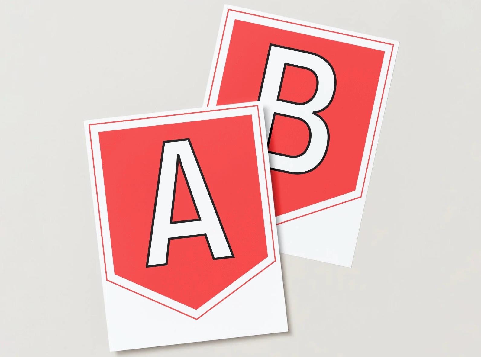 Printable Alphabet Banner Primary Colors for Bulletin Boards or Party ...