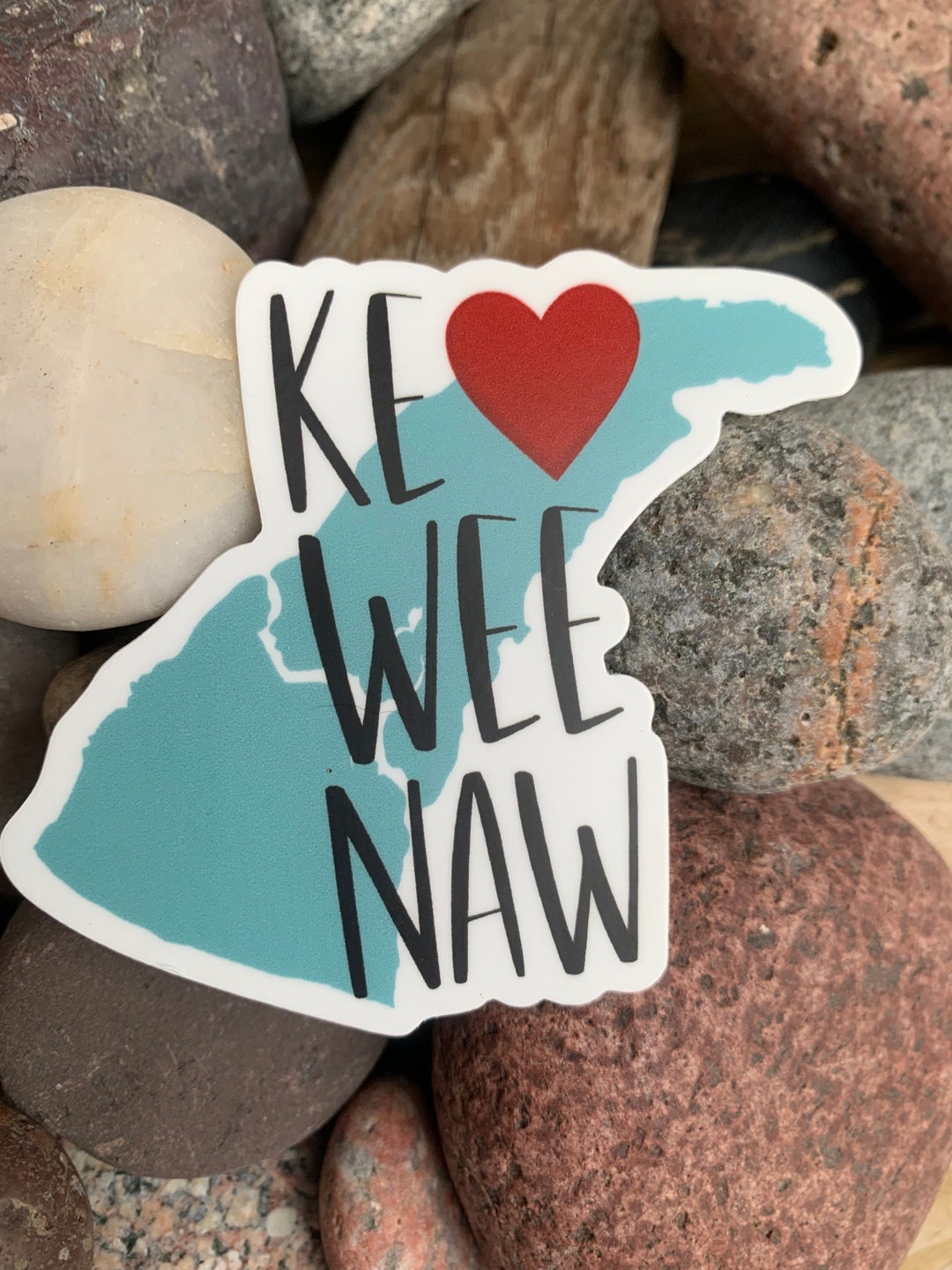 Keweenaw Vinyl Sticker | Waterproof Sticker | Laptop Sticker | Yooper ...