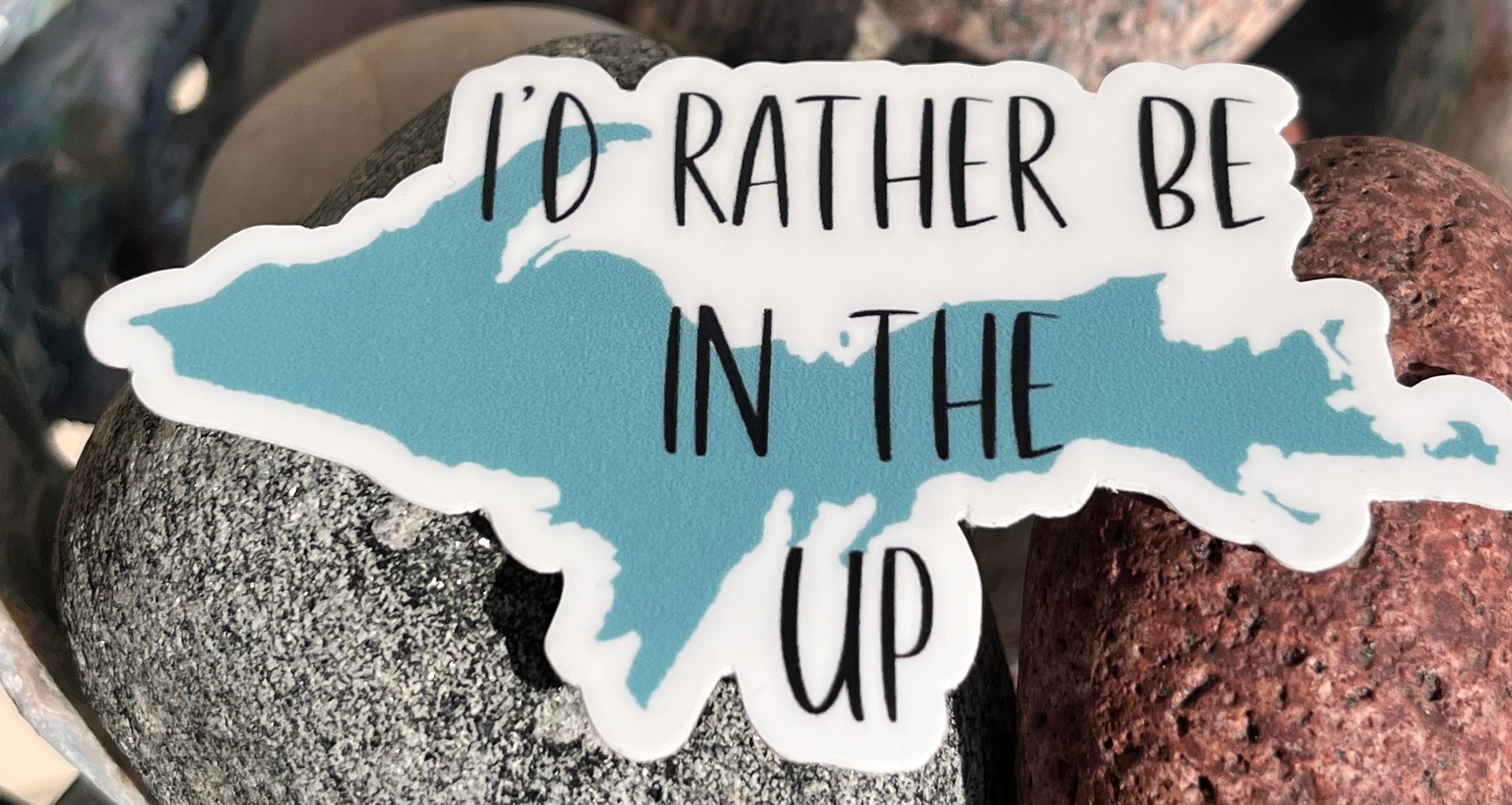 Upper Peninsula Vinyl Sticker | Sticker | Michigan | Decal | UP | I’d ...
