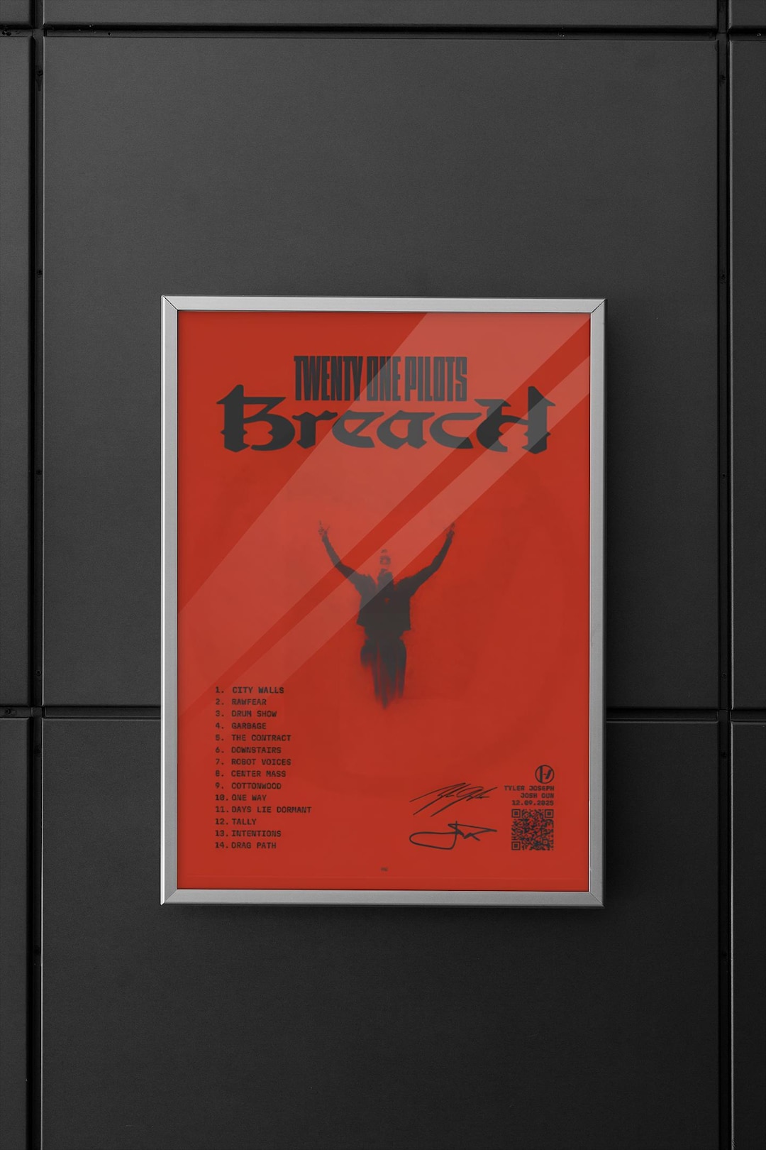 Twenty One Pilots Breach Poster • Clancy Era Red Album Art • 21 Pilots ...