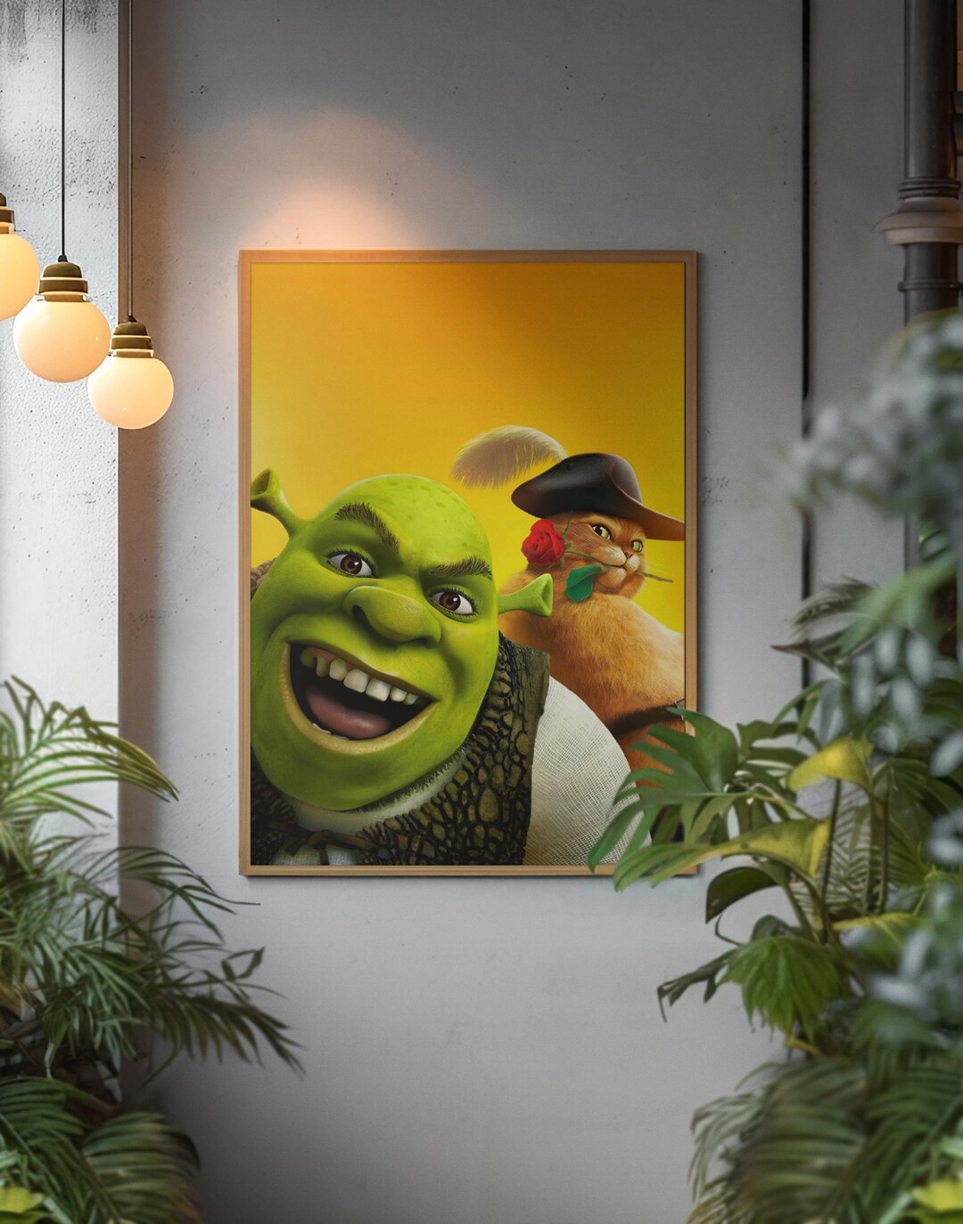 Funny Shrek Poster, Shrek Wall Art, Dreamworks Movie Poster, Meme Shrek ...