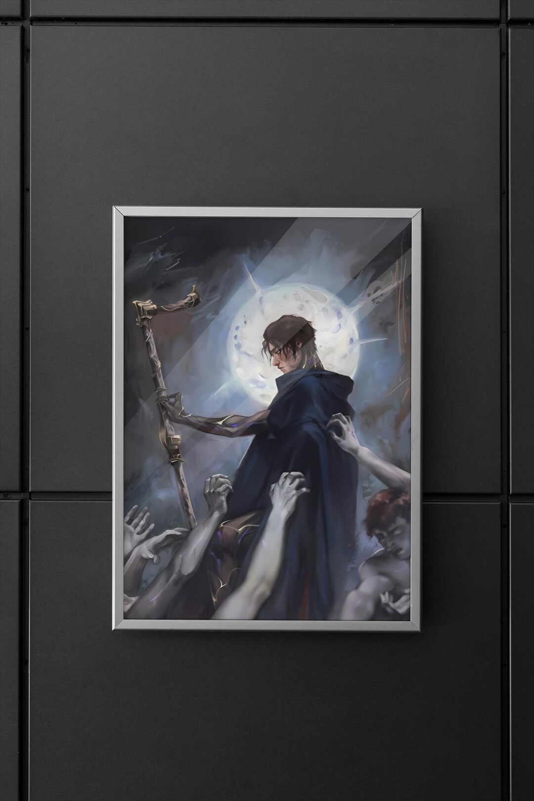 Arcane Viktor Poster | League of Legends Wall Art | Dark Sci-fi Fantasy ...