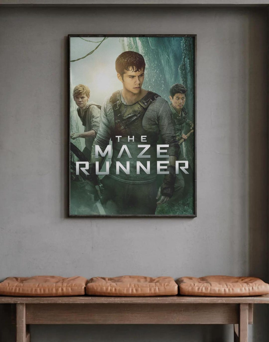 The Maze Runner Original Movie Poster Dystopian Sci-fi Wall Art Maze ...