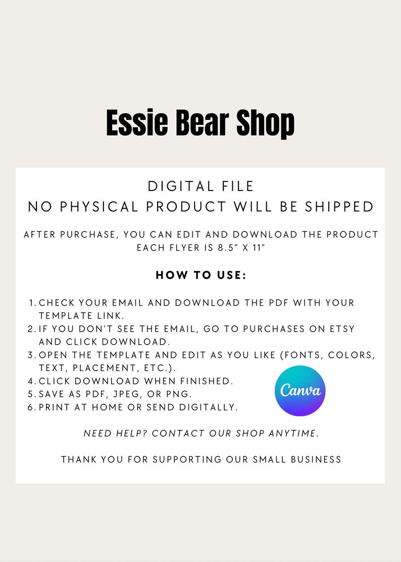 Bake Fundraiser Flyer Editabletemplate (8.5x11) Canva Poster - Etsy