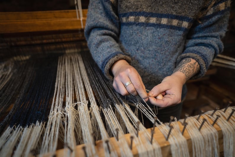 Handwoven Tweed Throw, Made in Ireland With 100% Irish Wool on a ...