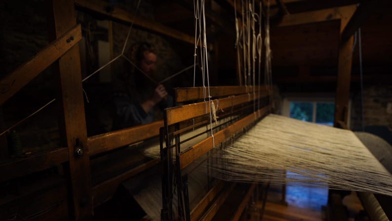 Handwoven Tweed Throw, Made in Ireland With 100% Irish Wool on a ...