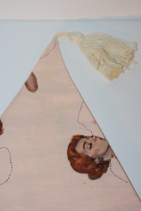 Vintage 50s Housewife Bedtime Sleeping Cap w/ Tassel … - Gem