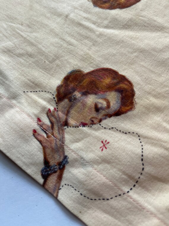 Vintage 50s Housewife Bedtime Sleeping Cap w/ Tassel … - Gem