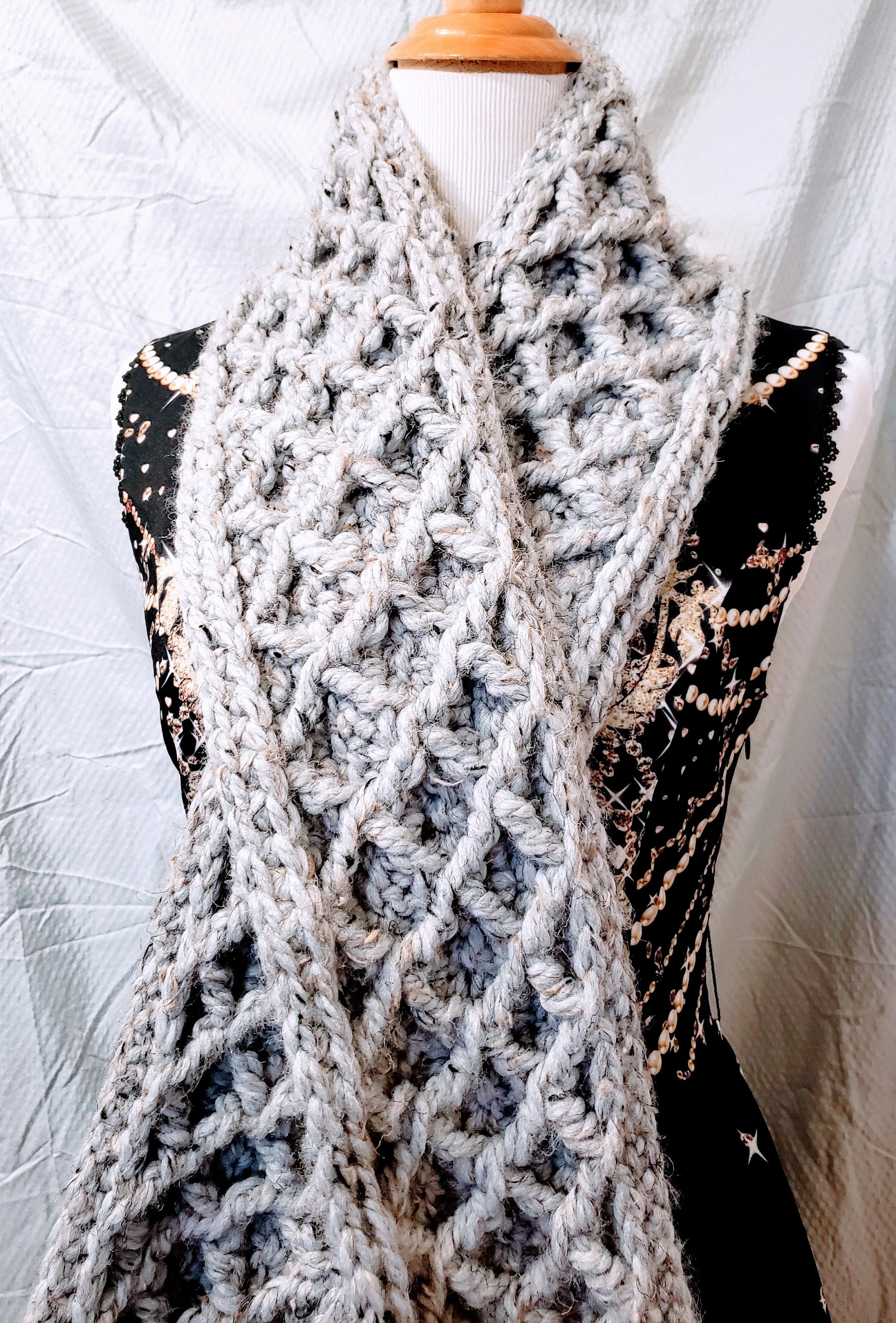 Oxford Trellis Scarf PDF Crochet Pattern - Etsy